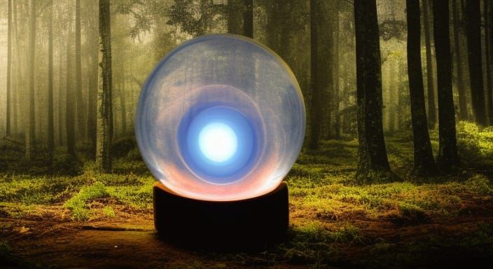 Magic Crystal Ball - AI Generated Artwork - NightCafe Creator