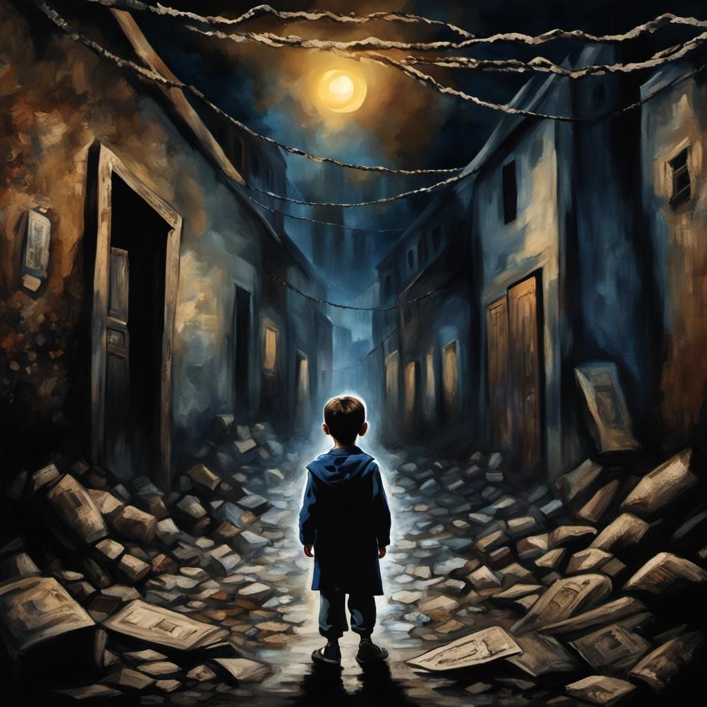 Poor Kid - AI Generated Artwork - NightCafe Creator