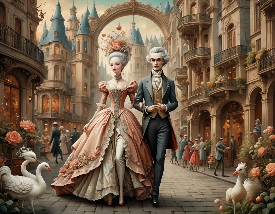 Rococo Fantasy 8 - AI Generated Artwork - NightCafe Creator