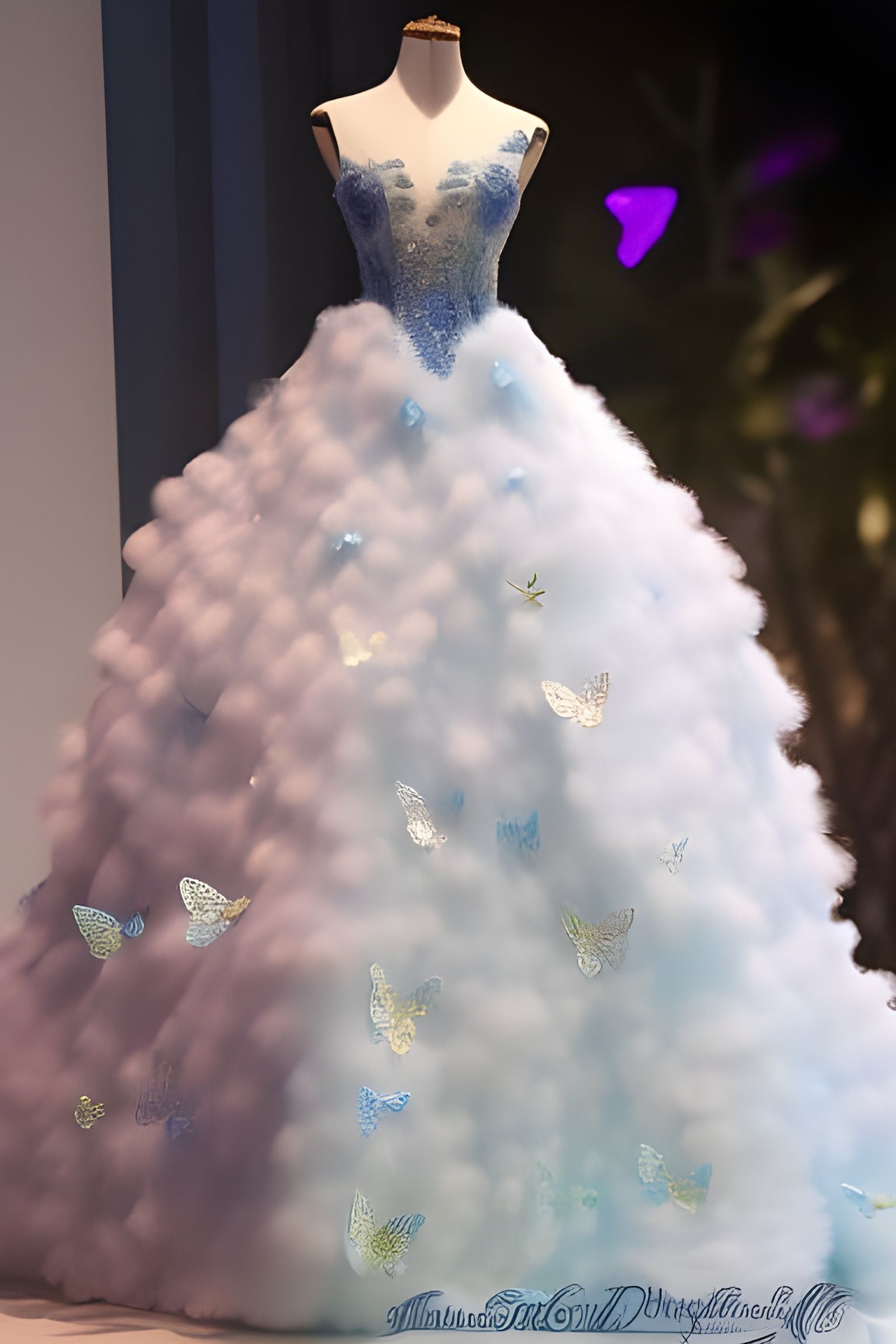 Butterfly dress collection 2 - AI Generated Artwork - NightCafe Creator