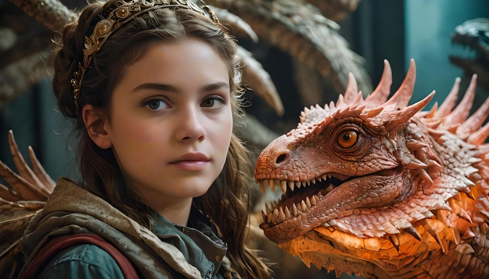 Darbie Dacoitage and Her Dacnomaniacal Dragon - AI Generated Artwork ...