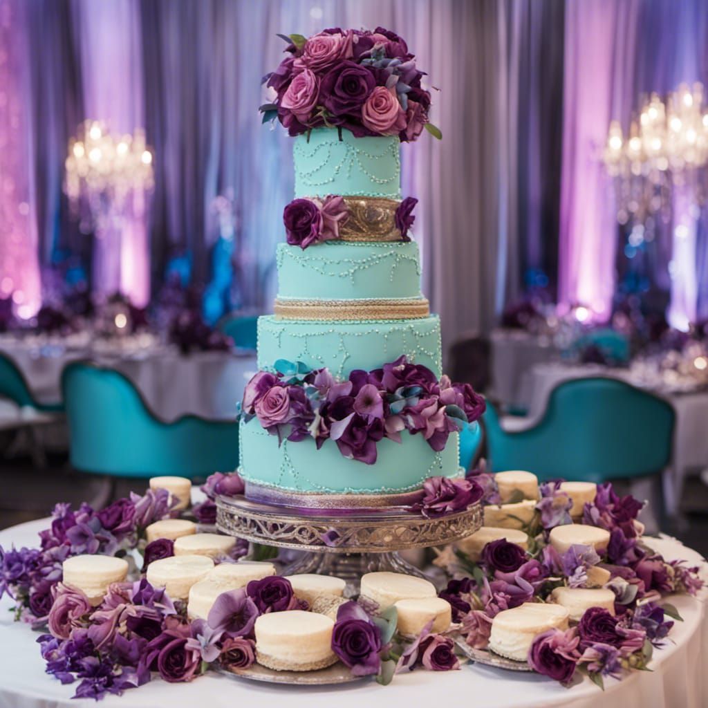 Wedding Cake IV - AI Generated Artwork - NightCafe Creator