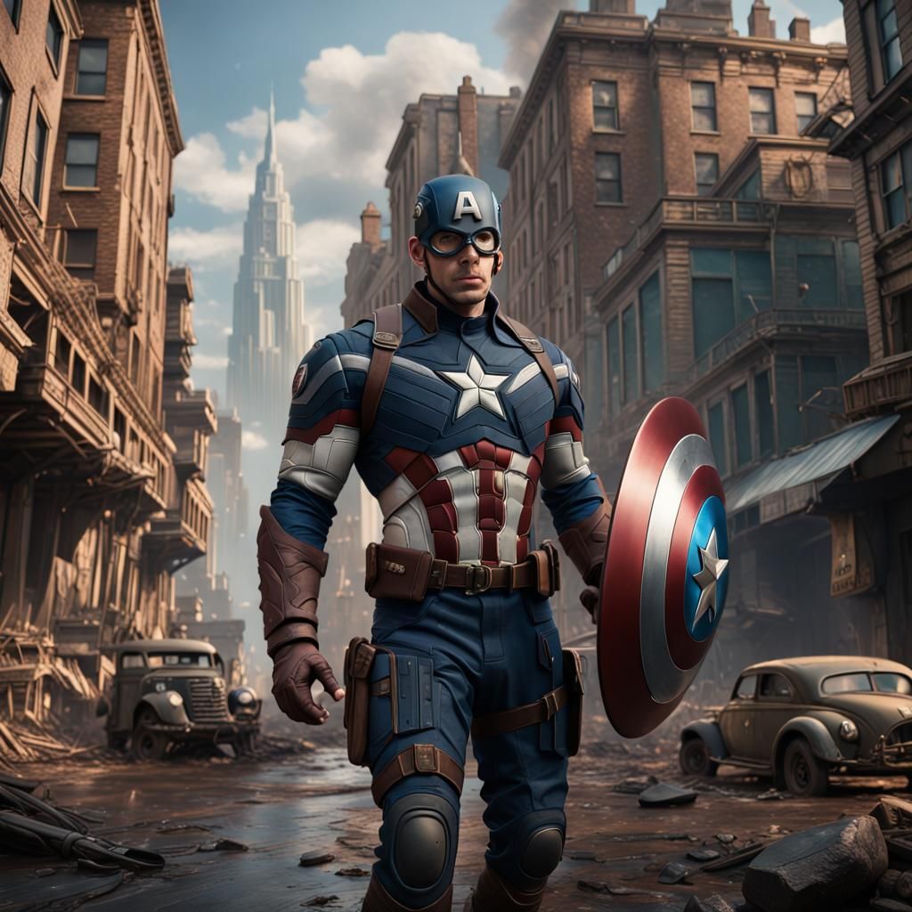 captain america - AI Generated Artwork - NightCafe Creator