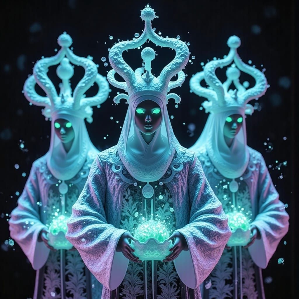 Bearers of gifts. - Eastern Monarchs Bearing Treasures in Et...