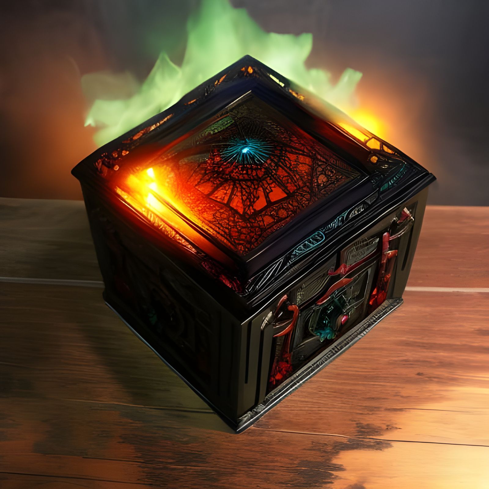 What's inside Pandora's Box? - AI Generated Artwork - NightCafe Creator