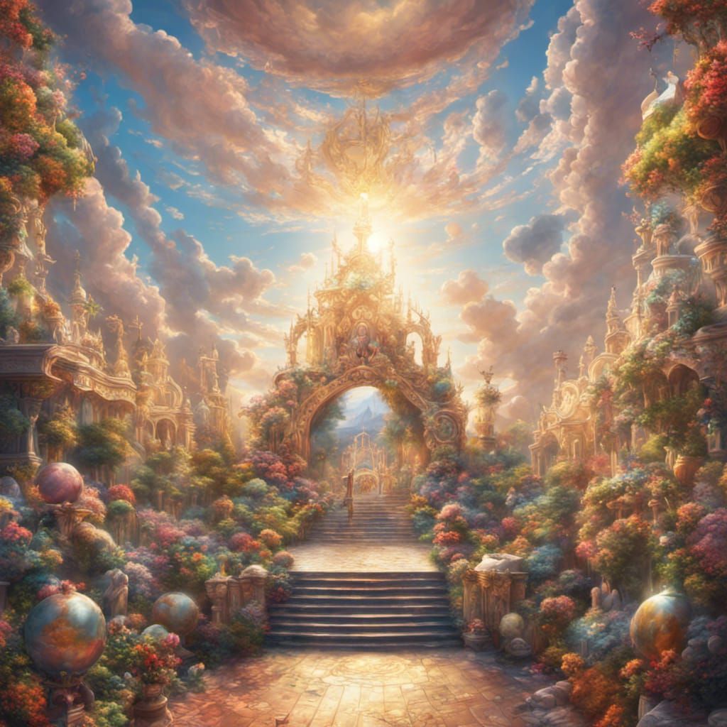 Entrance to heaven - AI Generated Artwork - NightCafe Creator
