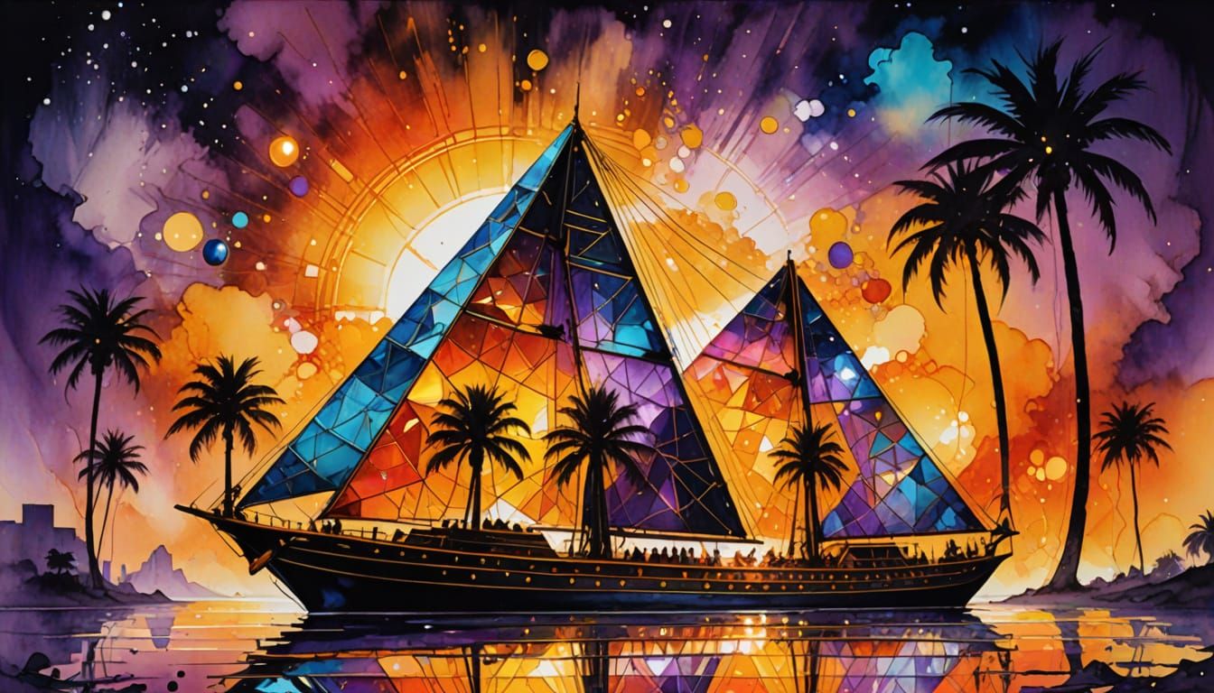 Egyptian Pyramid Ship - Egyptian Pyramid Ship