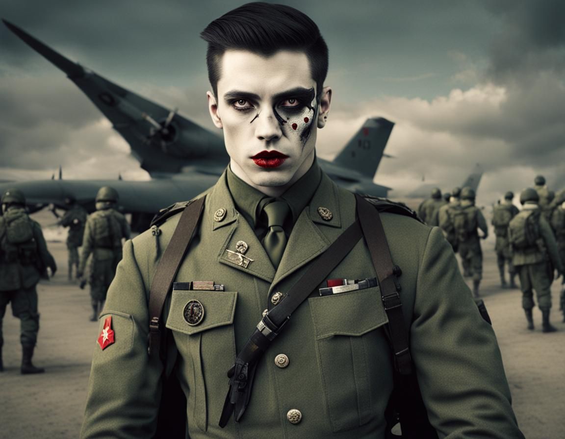 Vampire Soldier - AI Generated Artwork - NightCafe Creator