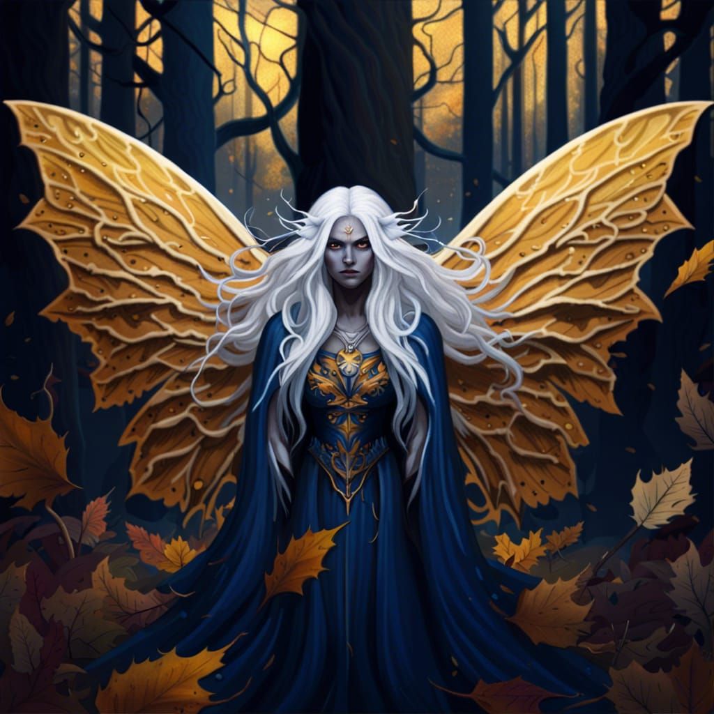 Demonic autumn sprite - AI Generated Artwork - NightCafe Creator