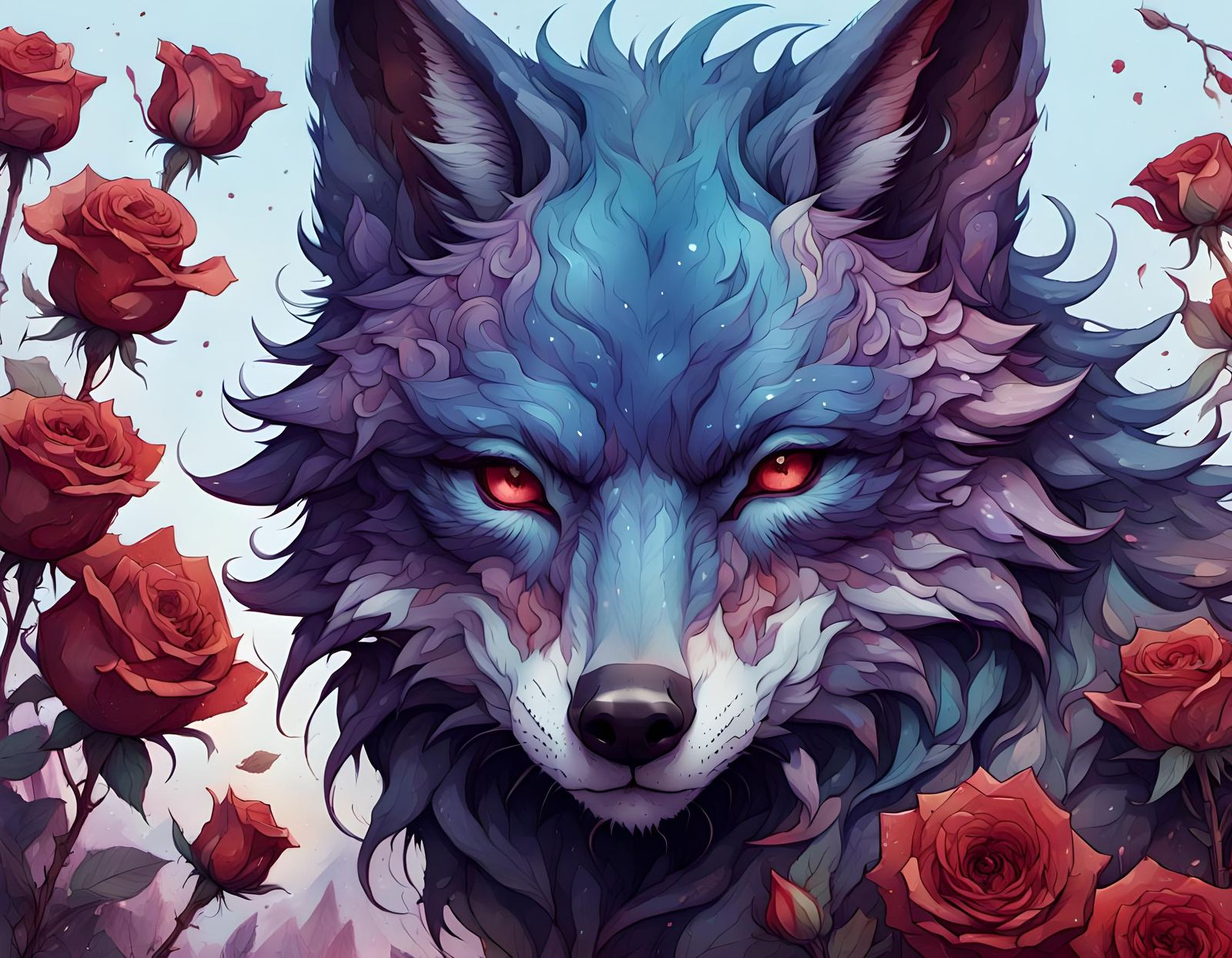 Wolf. - AI Generated Artwork - NightCafe Creator