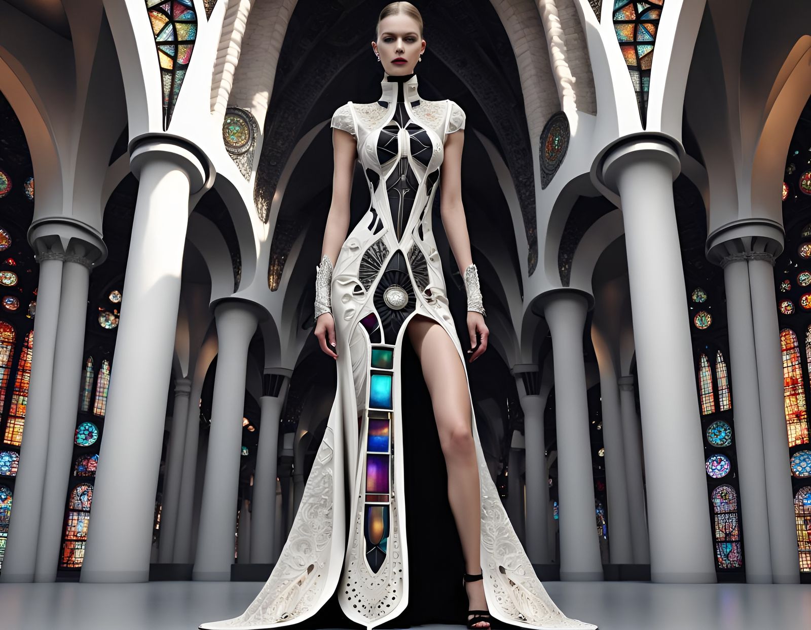 futuristic fashion - AI Generated Artwork - NightCafe Creator