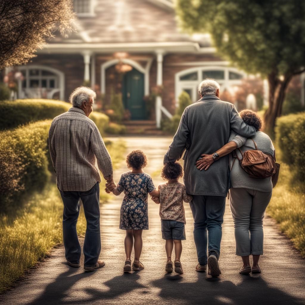 Reuniting with family and friends after a long separation - AI ...