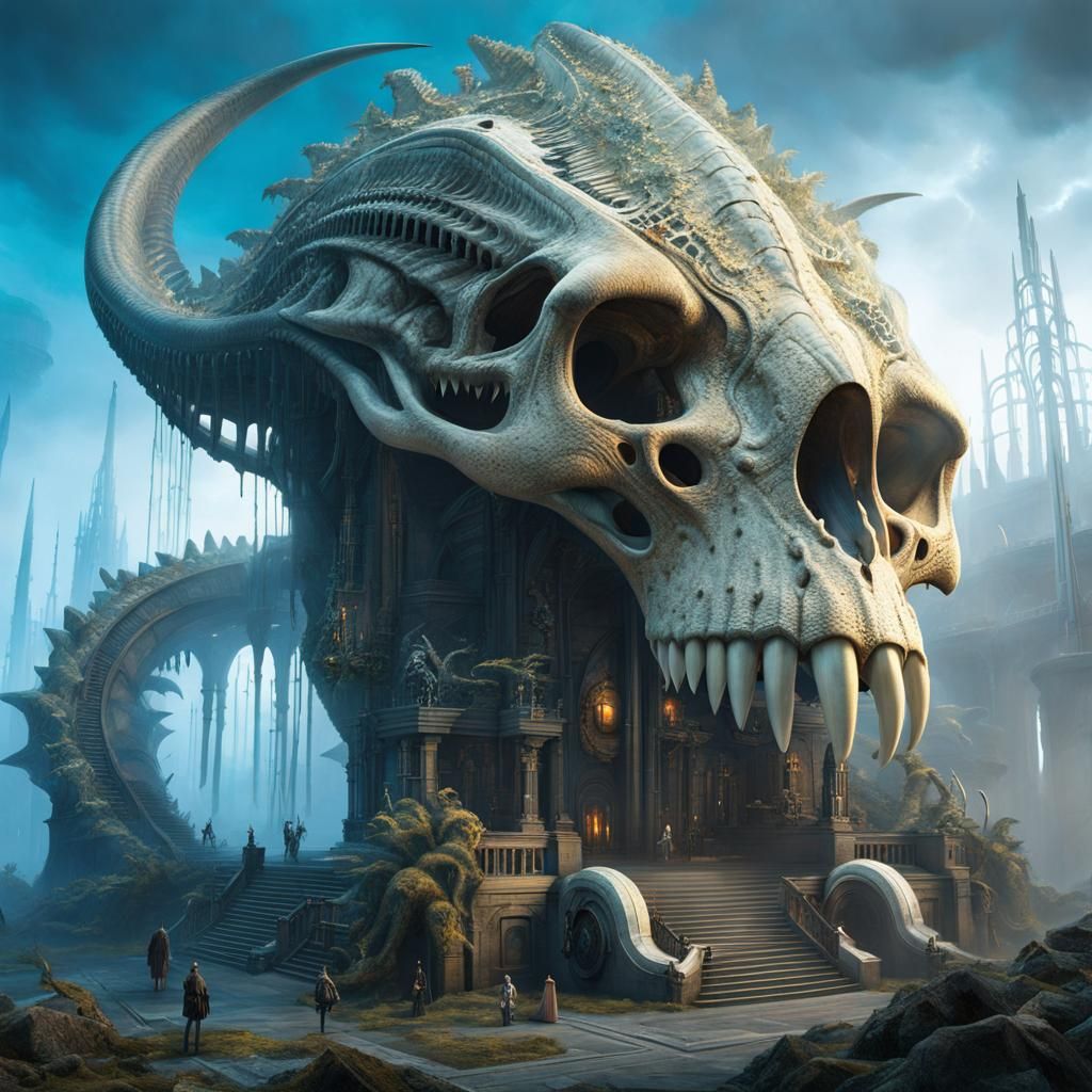 BONEHEADED STRUCTURE - AI Generated Artwork - NightCafe Creator