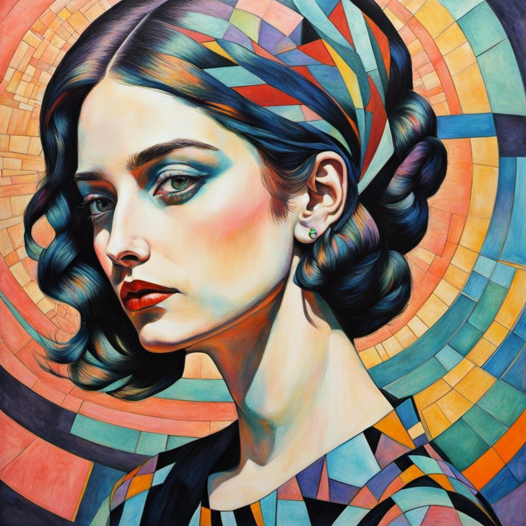 Portrait Geometric Shapes - Portrait Geometric Shapes