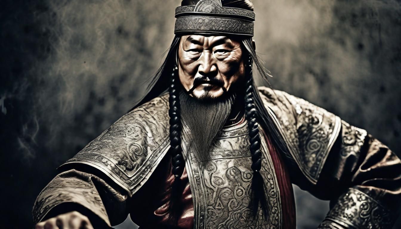 Genghis Khan dancing the Cha cha 4 - AI Generated Artwork - NightCafe ...