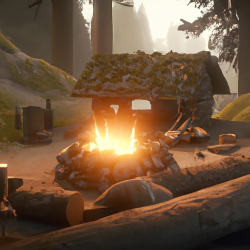 Campfire - AI Generated Artwork - NightCafe Creator