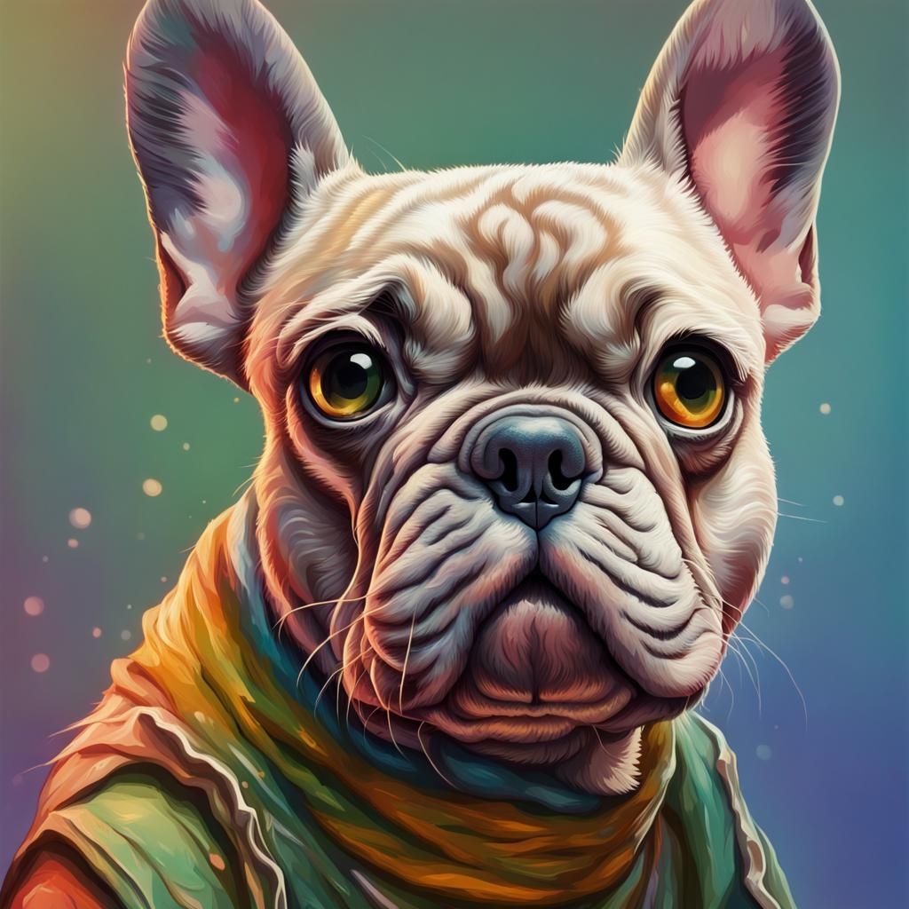 Frenchie - AI Generated Artwork - NightCafe Creator