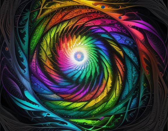 Fractal: synesthesia - AI Generated Artwork - NightCafe Creator