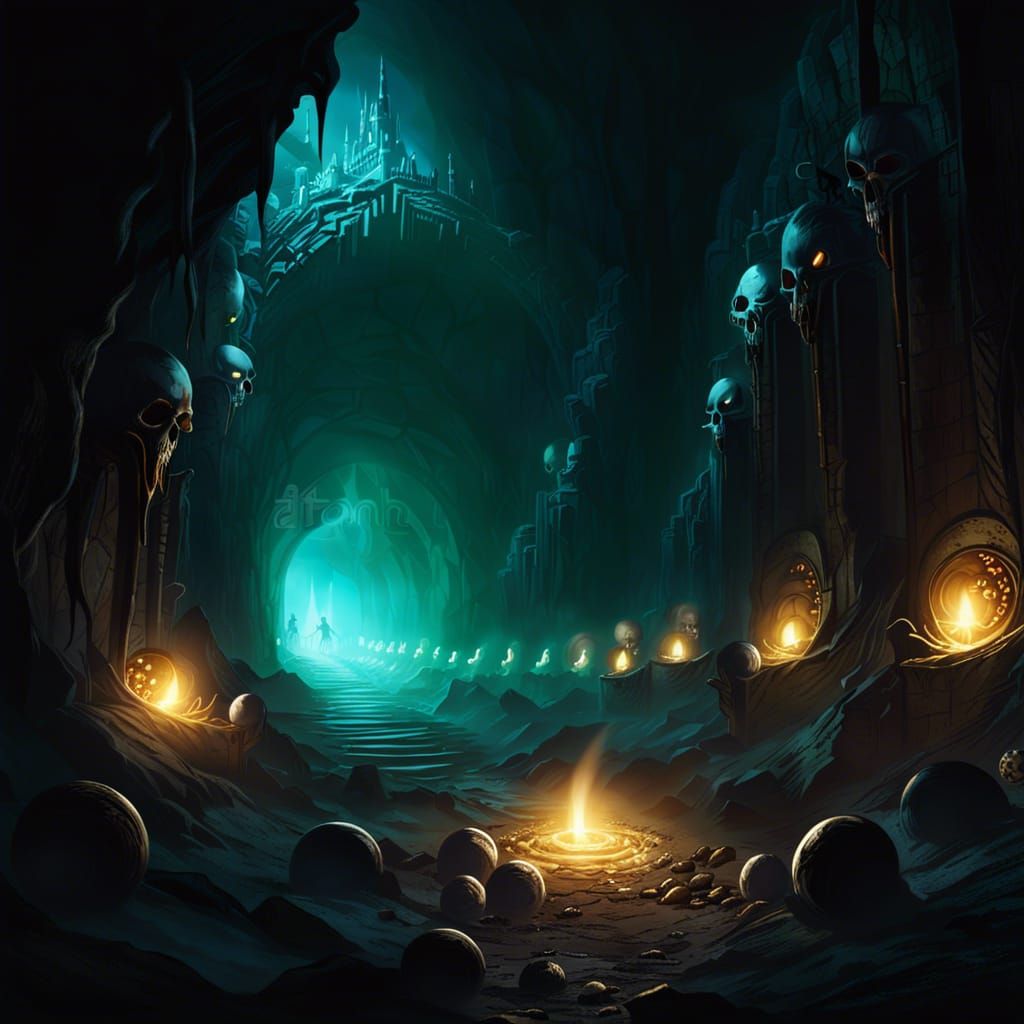 The Underworld - AI Generated Artwork - NightCafe Creator