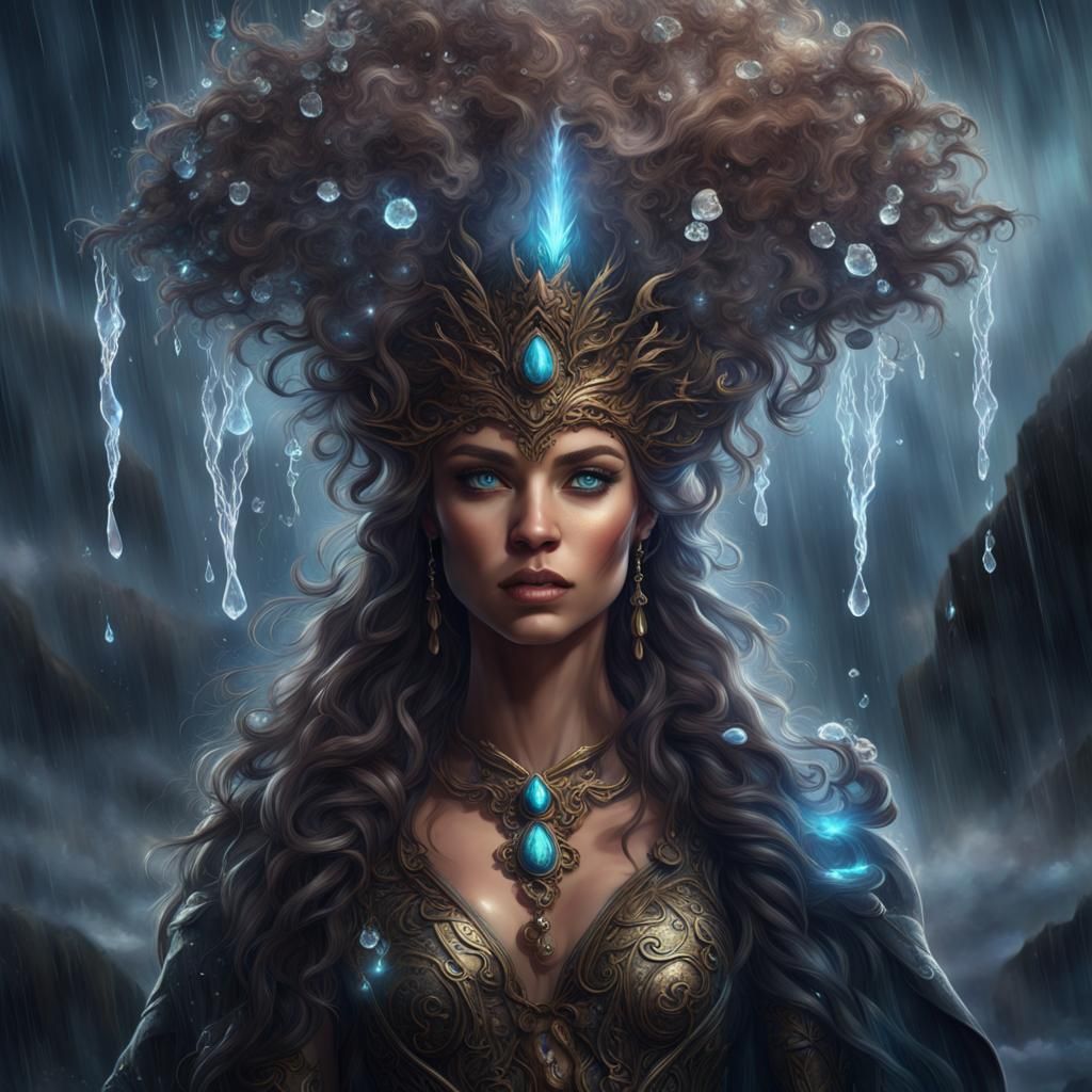 Crystal storm - AI Generated Artwork - NightCafe Creator