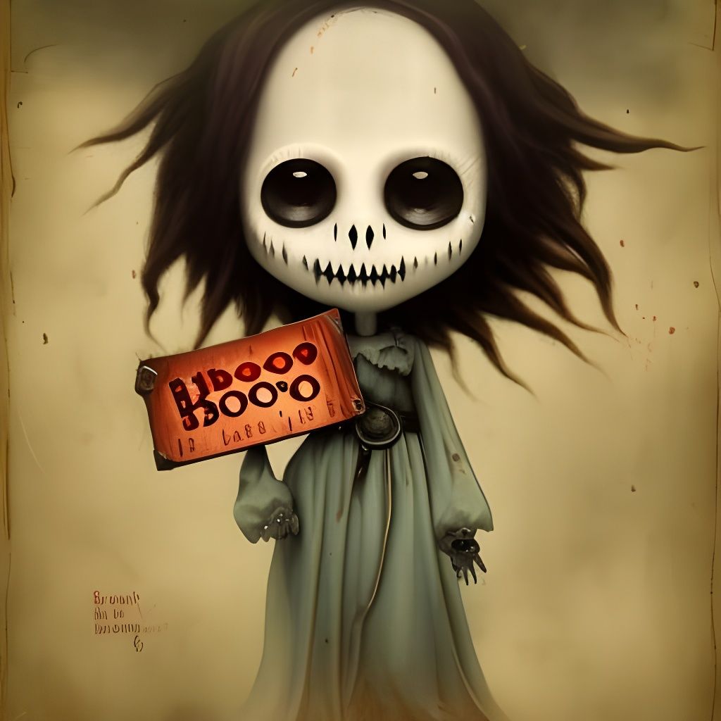 "Boo'o"...?! - AI Generated Artwork - NightCafe Creator