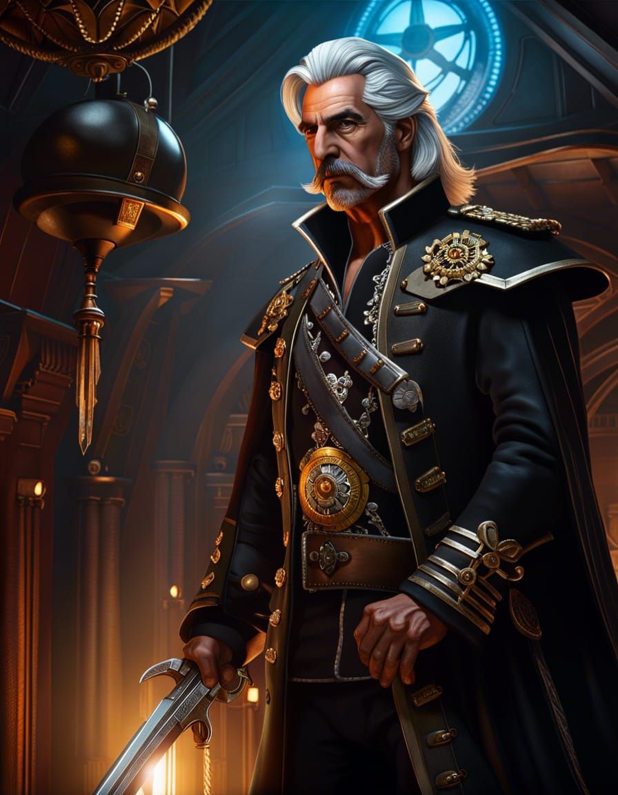 Lord Captain Elliot "Sixfinger Sam" Samuelson - AI Generated Artwork ...