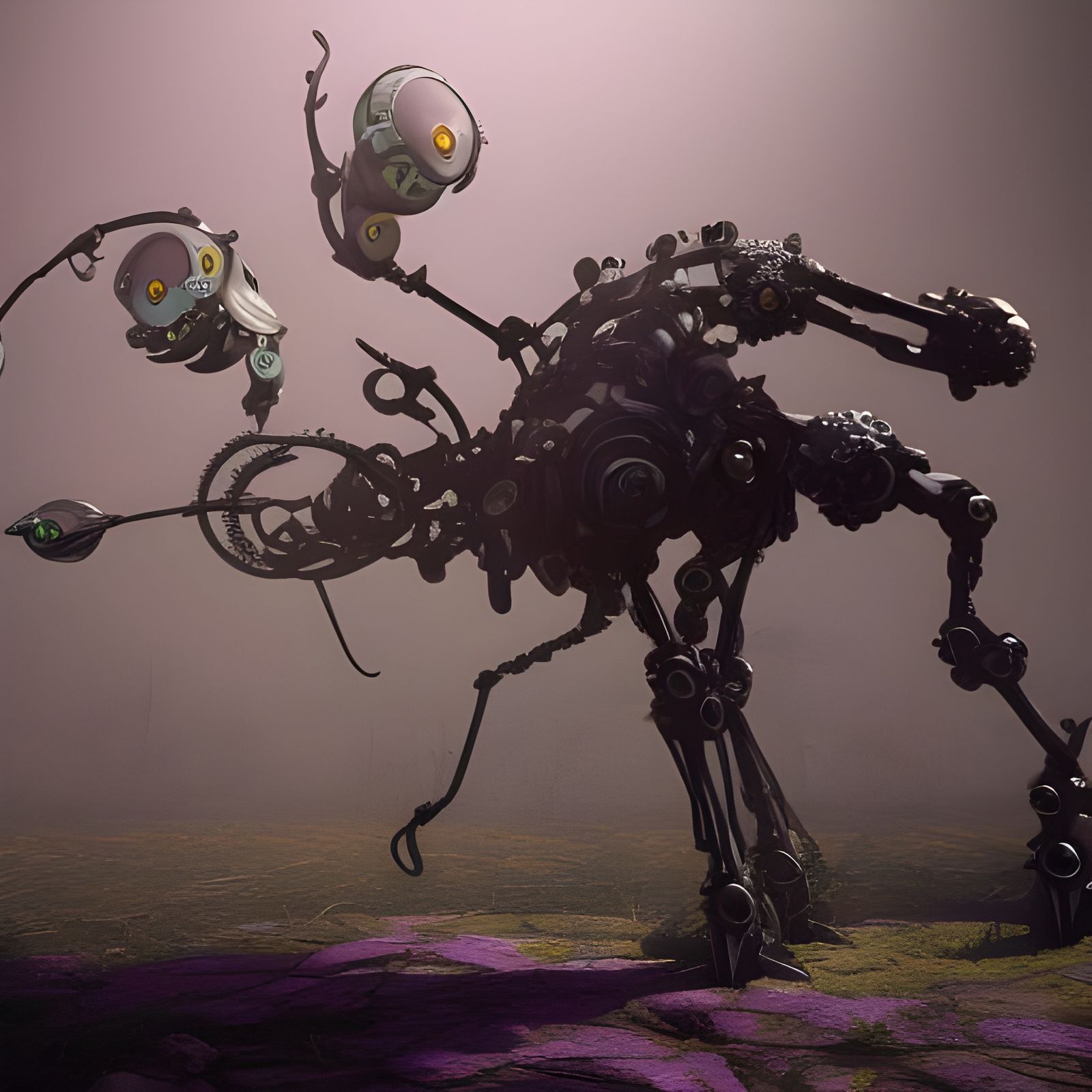 lost machine - AI Generated Artwork - NightCafe Creator