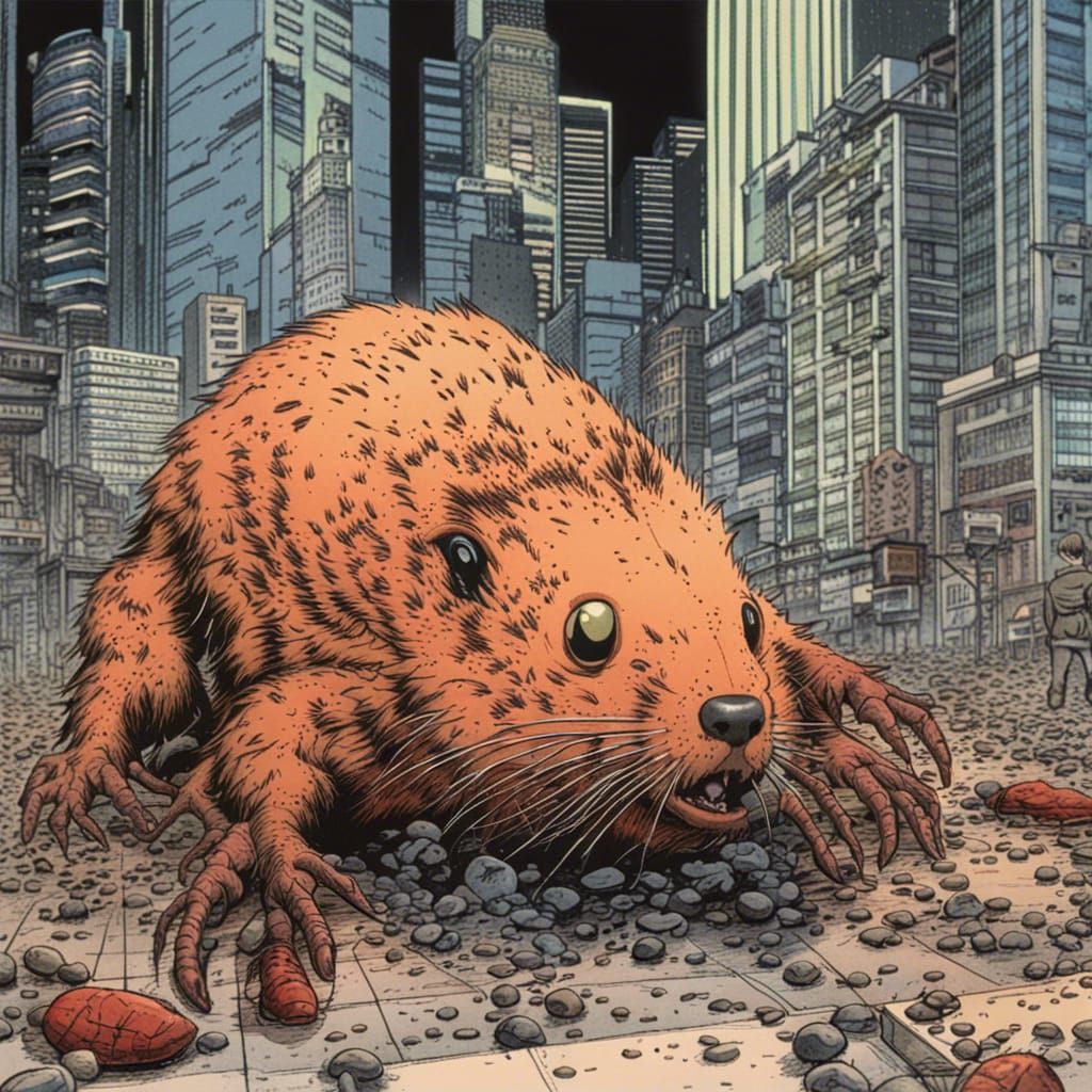 Necrotic Infestation: Beavers of the Plague in Neo-Tokyo. - AI ...