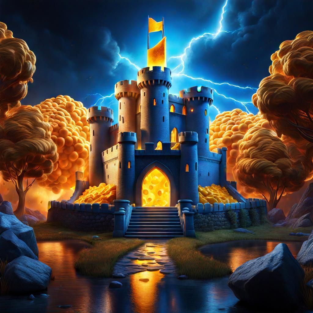 Cheese Fort - AI Generated Artwork - NightCafe Creator