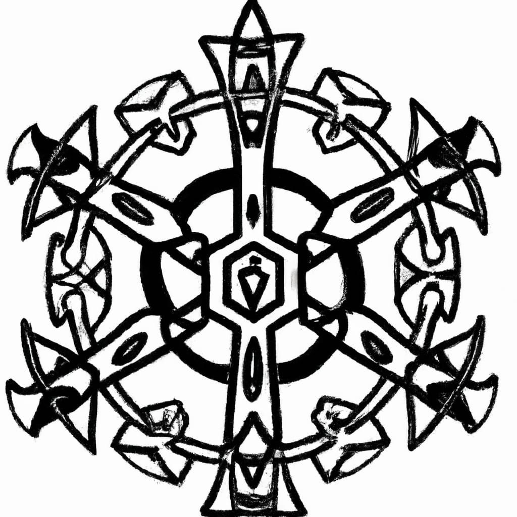Occult Sigil #6 gothic art complex detailed elaborate - AI Generated ...