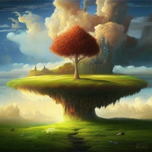The tree of eternity - AI Generated Artwork - NightCafe Creator