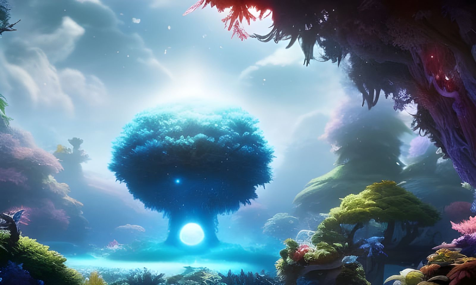 Magic Source Tree - AI Generated Artwork - NightCafe Creator