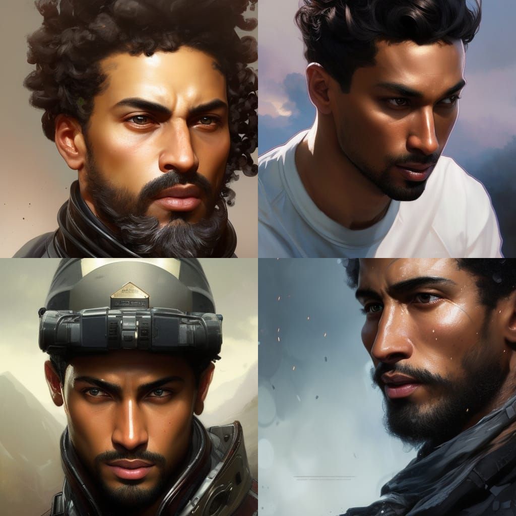 Mixed race half Caucasian half black handsome man - AI Generated ...