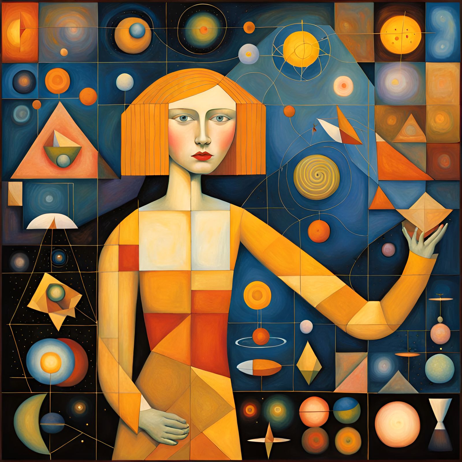 Her Map of Form and Formlessness - AI Generated Artwork - NightCafe Creator