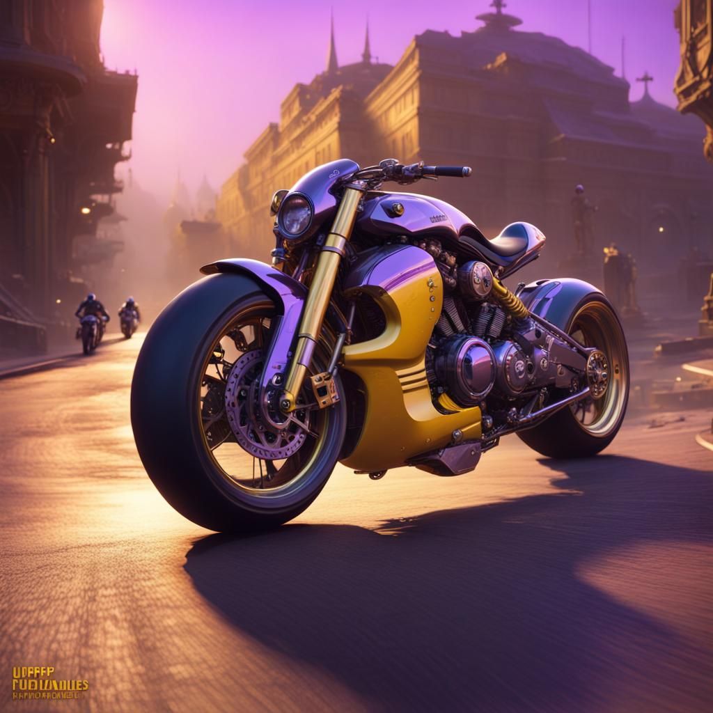 Big racing motorcycle - AI Generated Artwork - NightCafe Creator