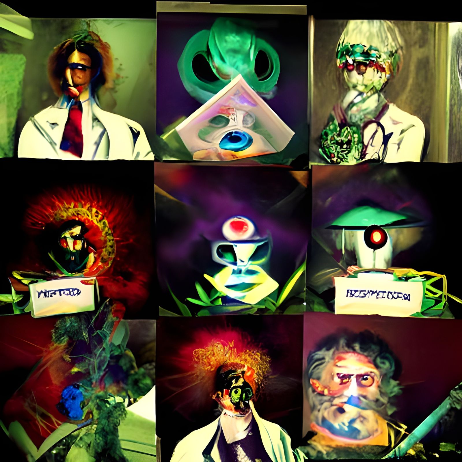 The Nine Incarnations of Dr Entropy - AI Generated Artwork - NightCafe Creator