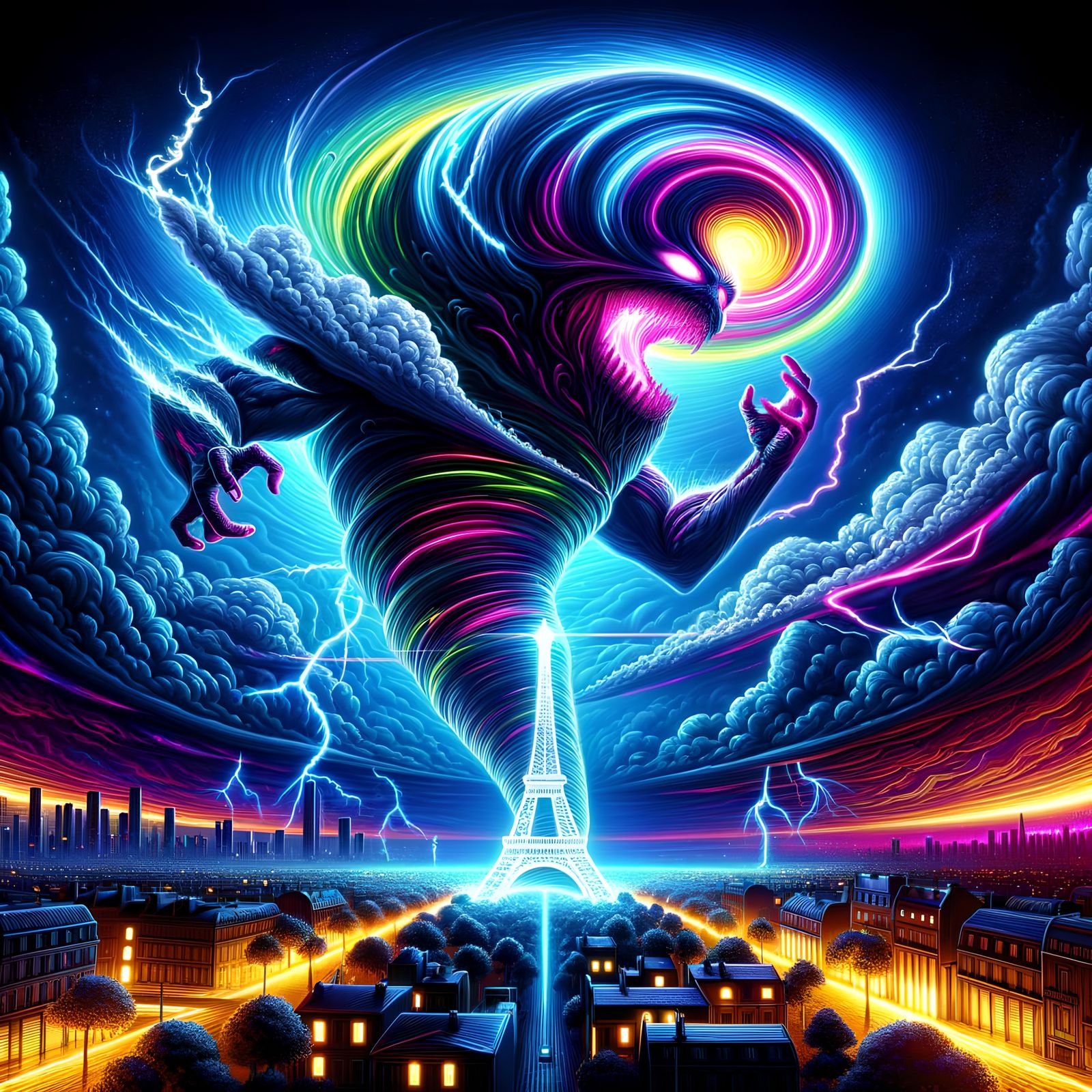 Menacing Storm - AI Generated Artwork - NightCafe Creator