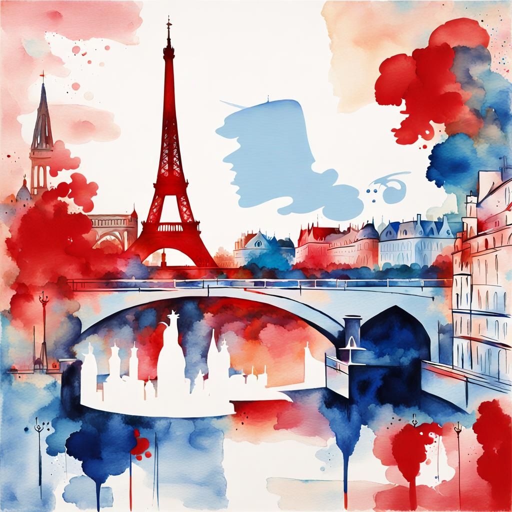 Eiffel Tower -Paris - AI Generated Artwork - NightCafe Creator