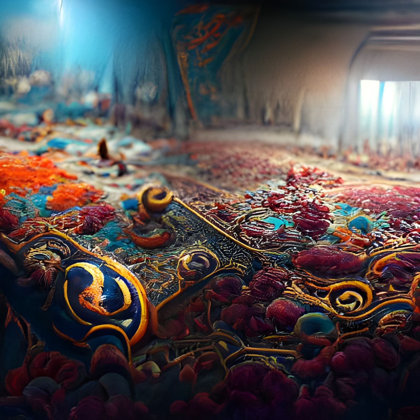 persian carpet - AI Generated Artwork - NightCafe Creator