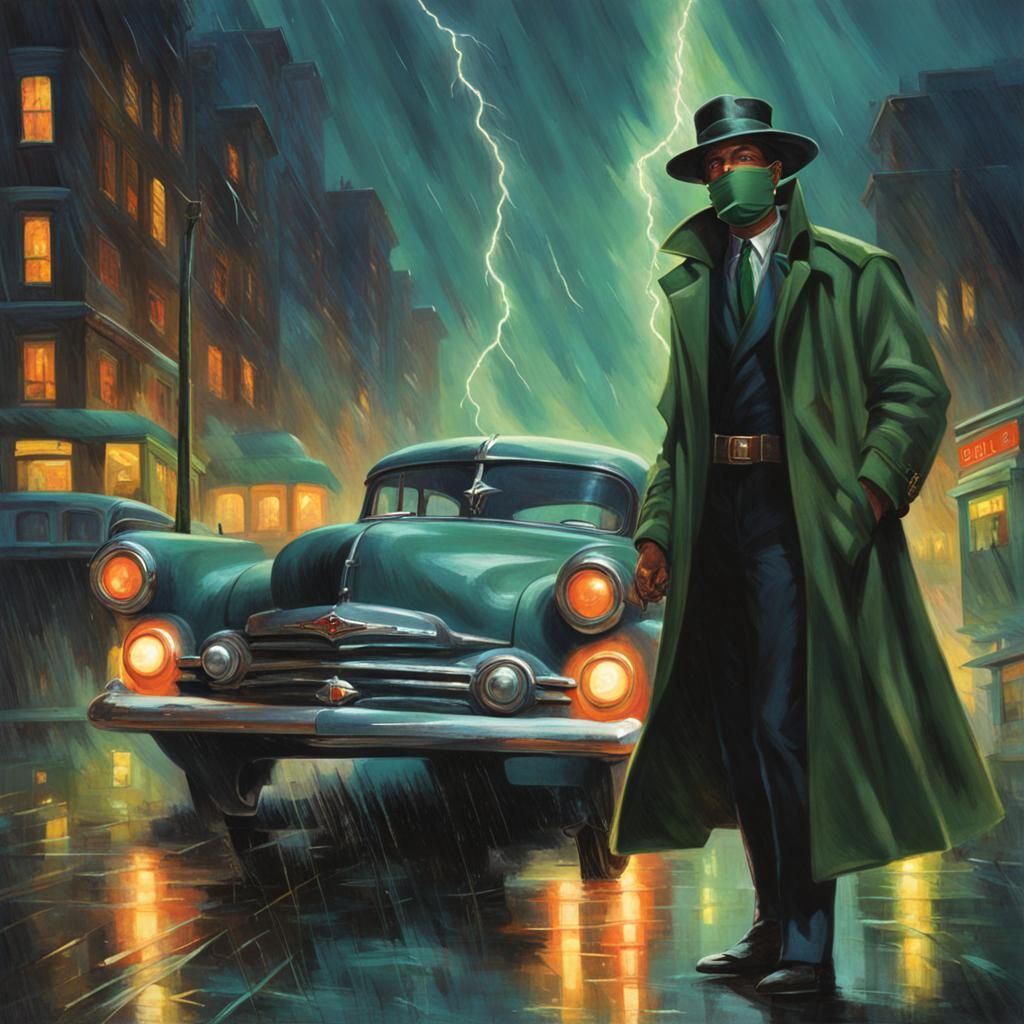 Green Hornet Art 4 - AI Generated Artwork - NightCafe Creator