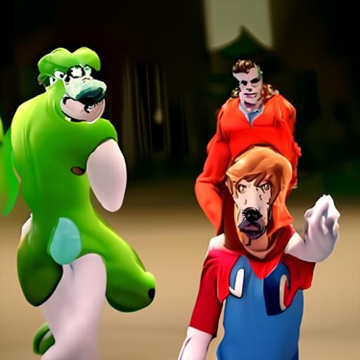 If Mario and Yoshi were in Scooby Doo - AI Generated Artwork ...
