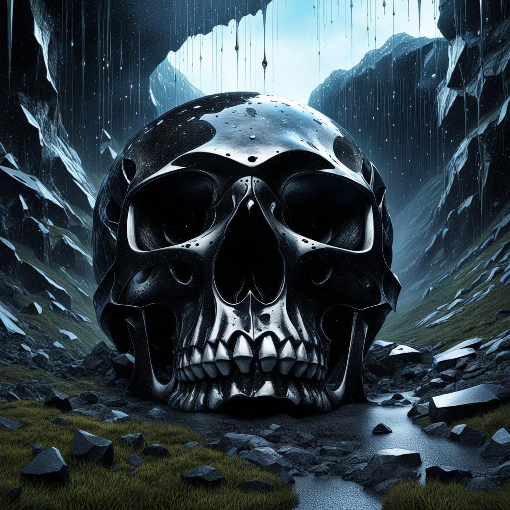 Skull Of Atrocity II - AI Generated Artwork - NightCafe Creator