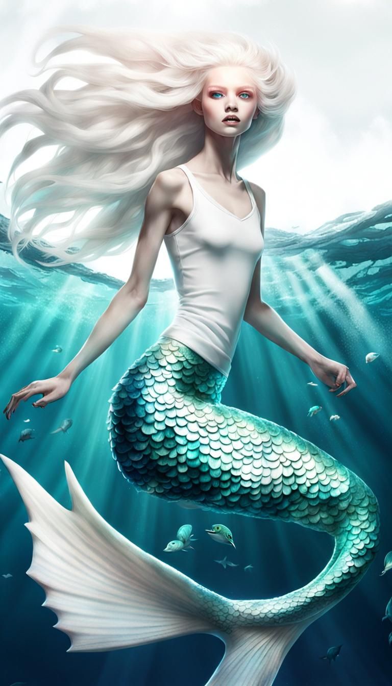 Fair mermaid study 2 - AI Generated Artwork - NightCafe Creator