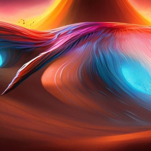 dune, abstract concept, splash art - AI Generated Artwork - NightCafe ...