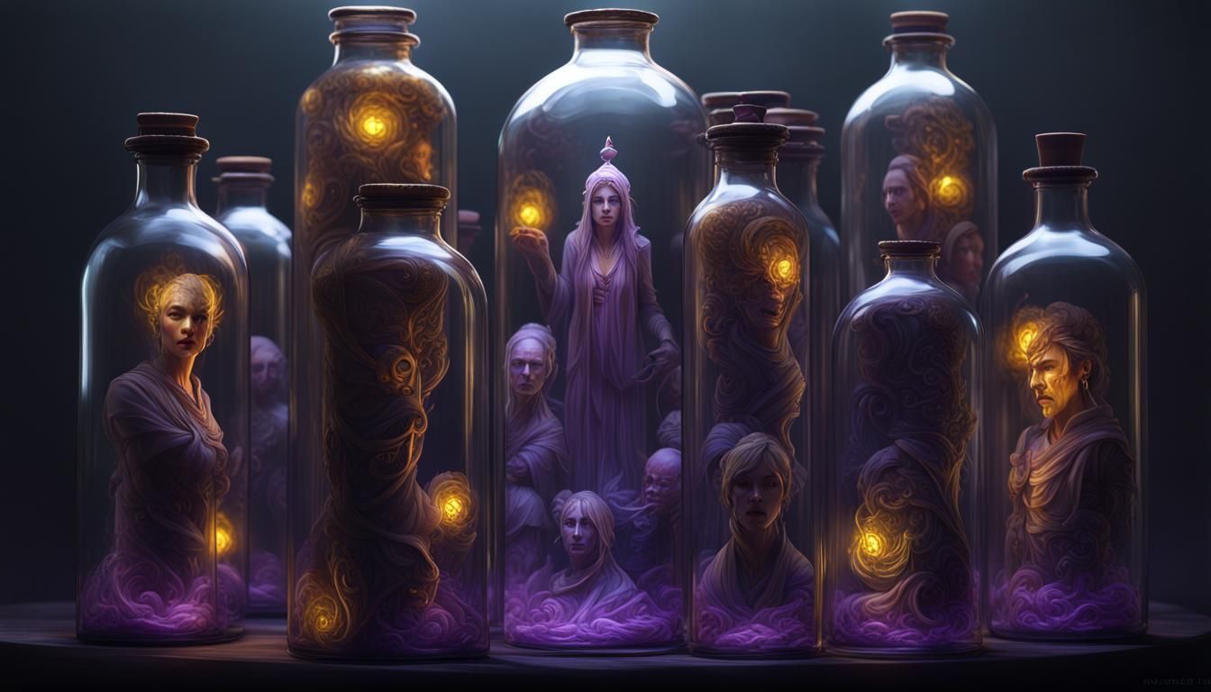 Trapped Souls - AI Generated Artwork - NightCafe Creator