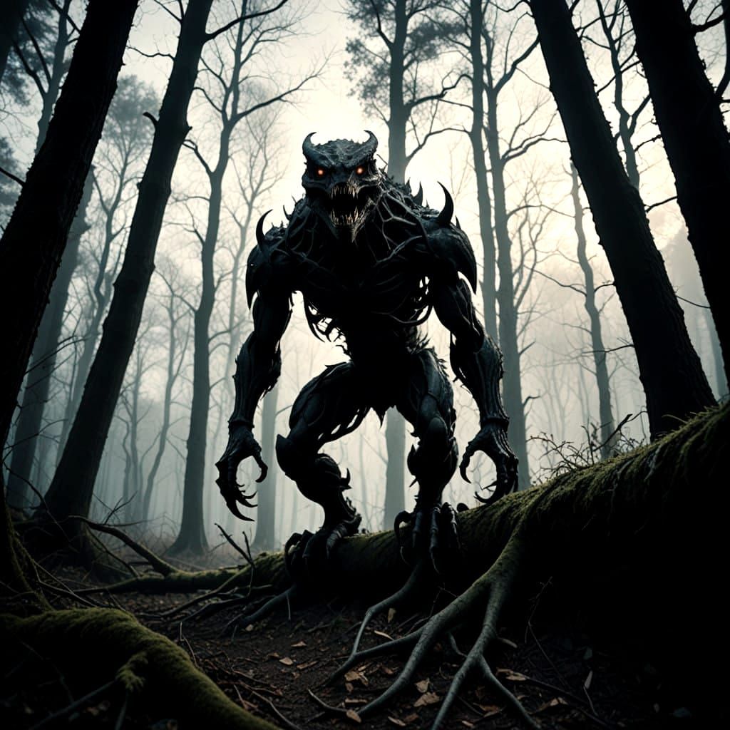 Pic. 1/2 - "The Wooden Devil" - The apex predator among the creatures ...