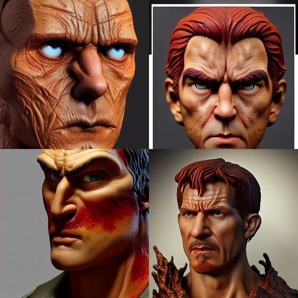 William Murderface portrait hyperdetailed lifelike detailed matte ...
