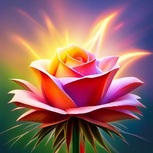 Rose - AI Generated Artwork - NightCafe Creator