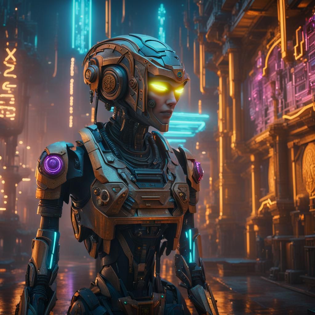 Neo Cairo - AI Generated Artwork - NightCafe Creator