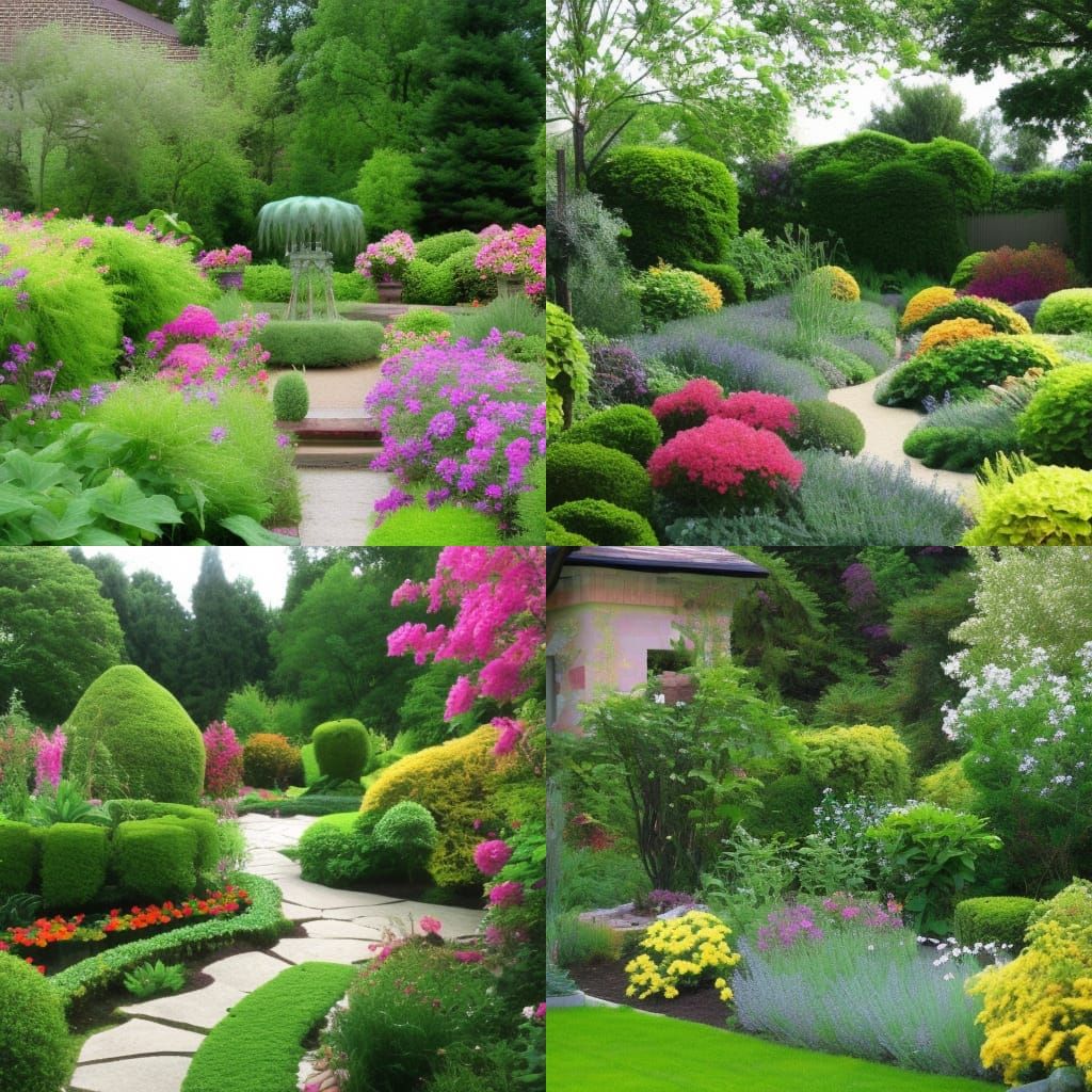 Garden - AI Generated Artwork - NightCafe Creator